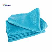 China Microfiber Cleaning Cloth 40x60cm 300gsm Waffle Style Luxury Tableware Wipe Fancy Resturant Wiping Rag for sale