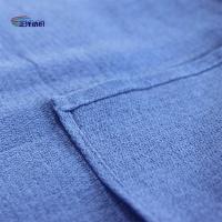 China Blue Surgical Towel Surgery Huck Hand Towel 40x60cm 100% Cotton Disposable Medical Sterile Operation Towel Hospital Use for sale