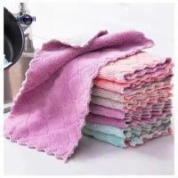 China Free House Clean Towel Reusable Microfiber Cloth Multi-Purpose Rags 50PCS Pack Microfiber Towel for sale