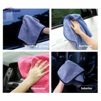 China Microfiber Car Cleaning Cloth Car Detailing Towel Extra Thick Super Absorbent Easy Dry Clean for sale