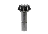 China Stainless Steel Straight Industrial Bevel Gears 10T  M0.8 304 DIN 9 Quality Class for sale