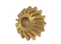China 15T  Straight Bevel Gear 2 Module Ecectric Paddle Micro Bevel Gears 33.6mm Outside Diameter for sale