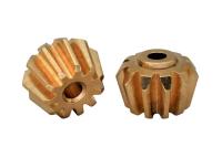 China High Precision Aluminium Bevel Gears 11T  1.4 Module ROHS  Certificates for sale