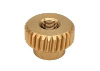 China Bronze Worm Gear And Worm Wheel / Worm Wheel And Worm Shaft 28T 1.0M for sale