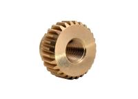 China Bronze Worm Gear And Worm Wheel / Worm Wheel And Worm Shaft 28T 1.0M for sale