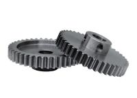 China Customized 41T Worm And Spur Gear 1.0 Module Black 20CrMnTi Material for sale