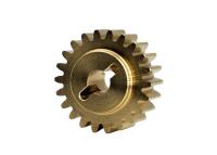 China Smaller Module Straight Spur Gear  22T 1.5M  ZCuSn10Pb1  JIS N10 Profile for sale