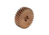 China M0.6 30 Teeth Parallel Helical Gear 20°Helix Angle CuZn12 Brone Material for sale