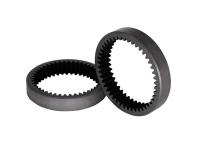 China S45C Steel Internal And External Splines 45 Teeth M0.5 Internal Ring Gear for sale