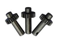 China Stainless Steel Motor Pinion Gear Shaft  1-30 Tooth 120mm Max Diameter for sale