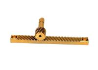 China Miniature Helical Gear Racks Spur And Helical Gear Rack M0.3-M10  Bronze Steel Alloy Material for sale