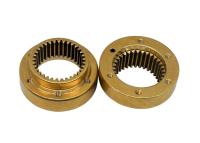 China Brass Alloy Internal And External Splines Internal Involute Spline  M0.5 33T for sale