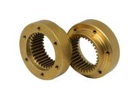 China Brass Alloy Internal And External Splines Internal Involute Spline  M0.5 33T for sale