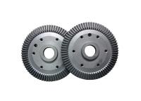 China Professional Miniature Bevel Gears 72T  M1 Steel 1215 Material For Feeder for sale