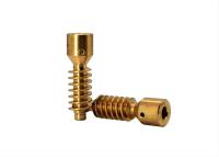 China High Precision Custom Worm Gear Parts  2 Lead 0.8 Module AGMA 7 Brass for sale