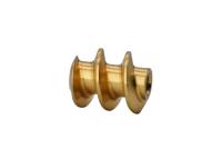 China Professional  Miniature Brass Worm Gear 1 Tooth 1.5 Module AGMA 7 Brass for sale