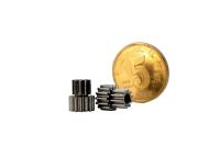 China 10T M0.5 Pinion Miniature Spur Gears 20° Pressure Angle for sale