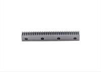 China S45 Steel 9 DIN 3962 Helical Gear Racks 1.5° Helix Angle Precision Rack And Pinion for sale