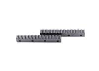 China S45 Steel 9 DIN 3962 Helical Gear Racks 1.5° Helix Angle Precision Rack And Pinion for sale