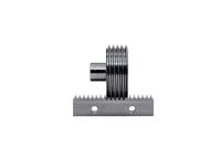 China M0.5 S45 Steel Helical Gear Rail Rack CNC Miniature Toothed Rack for sale