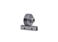 China M0.5 S45 Steel Helical Gear Rail Rack CNC Miniature Toothed Rack for sale
