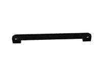 China 20 Degree PA Celical Helical Gear Rack Blackened M0.4 Right Handed for sale