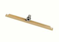 China M0.5 C45 Gear Helical Rail Rack Case Teeth Hardened Aluminium Bronze for sale