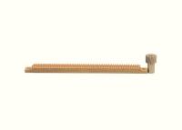 China M0.5 C45 Gear Helical Rail Rack Case Teeth Hardened Aluminium Bronze for sale