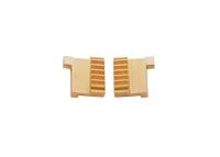 China Mirror Spur Rail Rack M0.7 CNC Machining DIN3962 Aluminium Bronze for sale