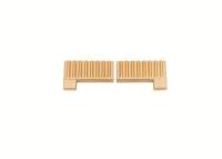 China M0.55 Mirror Spur Gear Rack Slider DIN 3974 CNC Aluminium Bronze For Robotics for sale