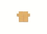 China M0.5 Mirror Spur Gear Rack Slider CNC Aluminium Bronze  For Robotics for sale
