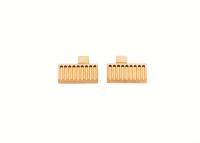 China M0.5 Mirror Spur Gear Rack Slider CNC Aluminium Bronze  For Robotics for sale