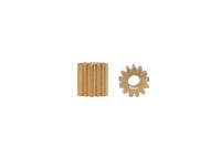China 13T Brass Nylon Straight Spur Gear PPAP 0.25-0.5M For Printer for sale