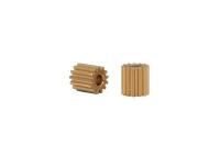 China 13T Brass Nylon Straight Spur Gear PPAP 0.25-0.5M For Printer for sale