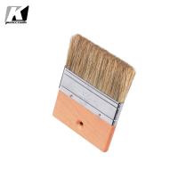 China K Brand 4 Inch White Bristle Paint Brush for Interior and Exterior Walls for sale