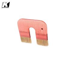 China 7cm Natural Bristle Paint Brush Double Artist Brush for Walls Interiors Exteriors for sale