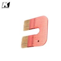 China 7cm Natural Bristle Paint Brush Double Artist Brush for Walls Interiors Exteriors for sale