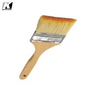China 3 Inch Natural Bristle Paint Brush Flat Chip Brush for Oil Based Liquids for sale
