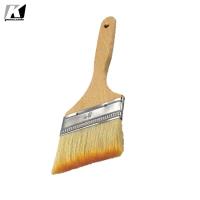 China 3 Inch Natural Bristle Paint Brush Flat Chip Brush for Oil Based Liquids for sale