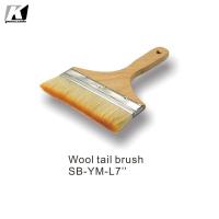 China Multicolor Natural Bristle Chip Paint Brush 2 Inch 177mm for Oil Based Liquids for sale