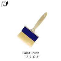 China 3 Inch Anticorrosive Paint Brush with Wood Handle for Interior Walls Polyester Bristle for sale