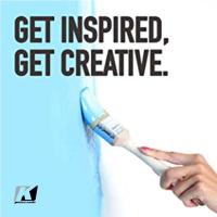 China 4 Inch Flat Polyester Bristle Paint Brushes Multifunctional For Wall Painting for sale