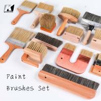 China ODM Antiwear Professional Wallpaper Paste Brush Ultralight Interior Paint Brushes 4IN Bristle Length 320x64x23mm for sale