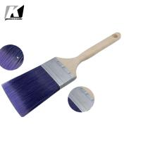 China OEM Multiscene Synthetic Fiber Paint Brush 2 Inch 3 Inch 4 Inch Angled Brush for Wall Painting for sale