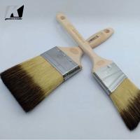 China OEM Multiscene Synthetic Fiber Paint Brush 2 Inch 3 Inch 4 Inch Angled Brush for Wall Painting for sale