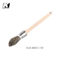 China Natural Bristle Stencil Brush for Acrylic Painting 2in Bristle Length Wood Handle for sale