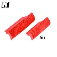 China 6 Inch Antiwear Wood Grain Stamp Tool OEM Wood Pattern Paint Roller for DIY Wall Decoration for sale