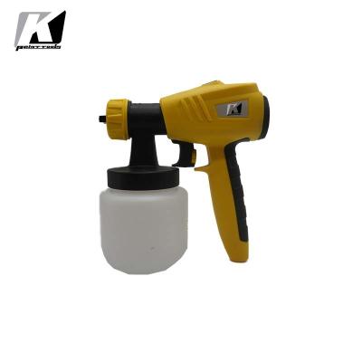 China 1600W Electric HVLP Spray Gun Trolley Type 800ml Cup 4 Nozzles for Ceiling Fence Cabinets for sale