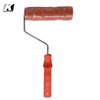 China 7 Inch Rubber Patterned Paint Roller for Wall Decoration DIY Textured Finish for sale