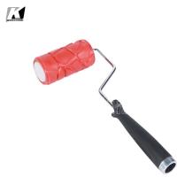 China 4 Inch Multiscene Patterned Paint Roller Ultralight Rubber Design for Wall Decoration for sale